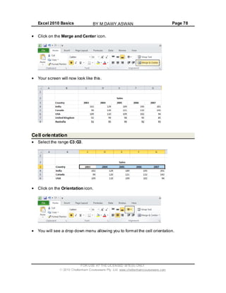 Module 4 excel2010 | PDF