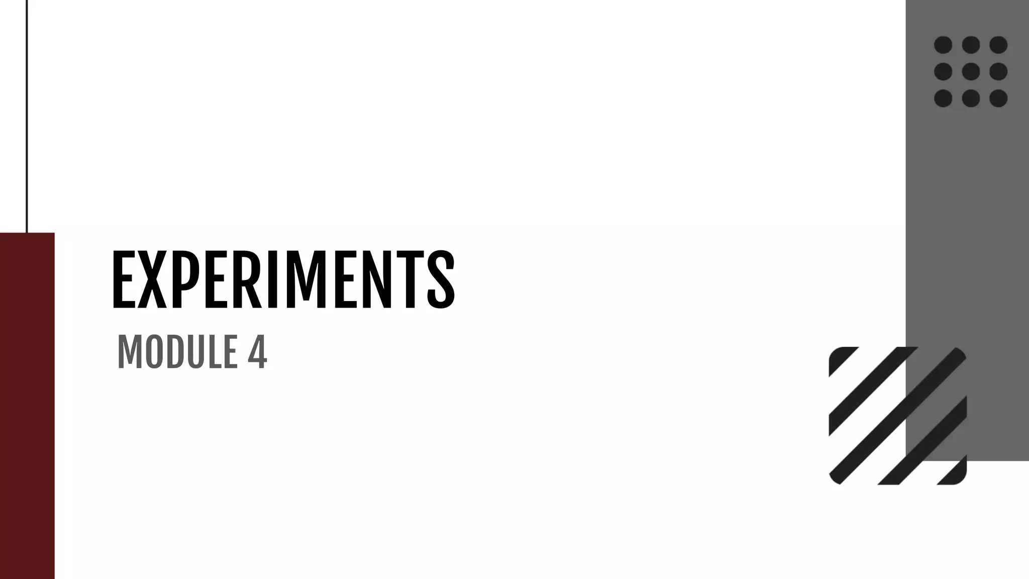 Experiments | PPT