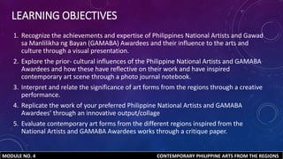 MODUl Filipino Contemporary Artists.pptx