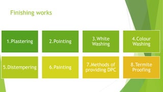 Module 4 finishing works | PDF