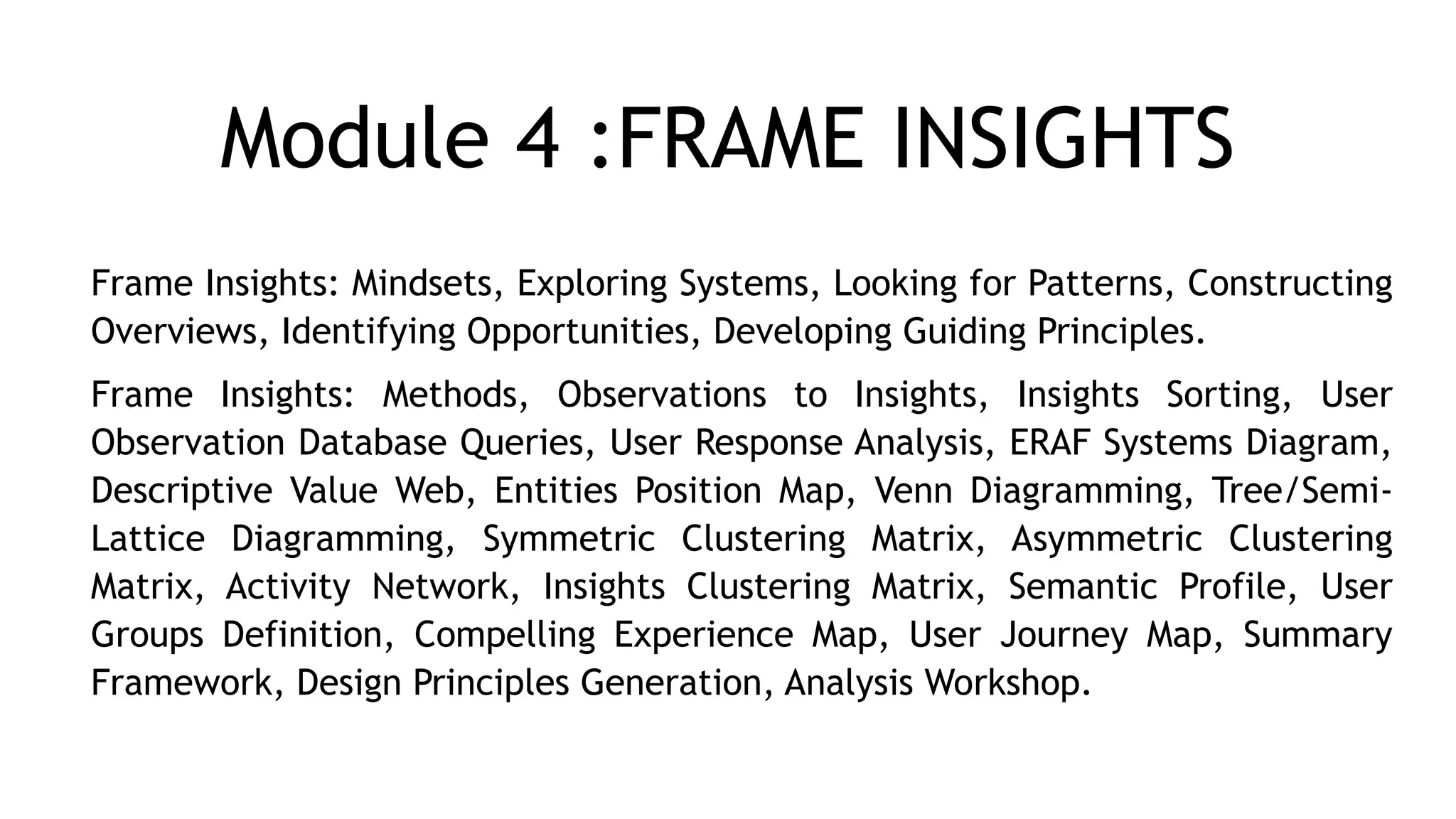 Module 4 FRAME INSIGHTS IN INNOVATION AND DESIGN THINKING.pptx