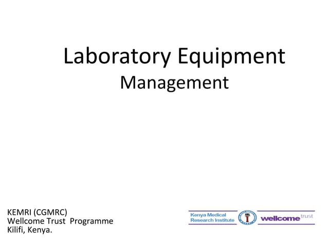 Module_4_GCLP_LABORATORY_EQUIPMENT.ppt | Medical Tests | Medical Health