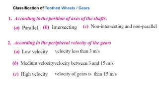 Module 4 gears | PPTX
