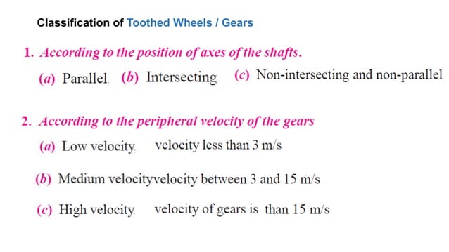Module 4 gears | PPTX | Physics | Science