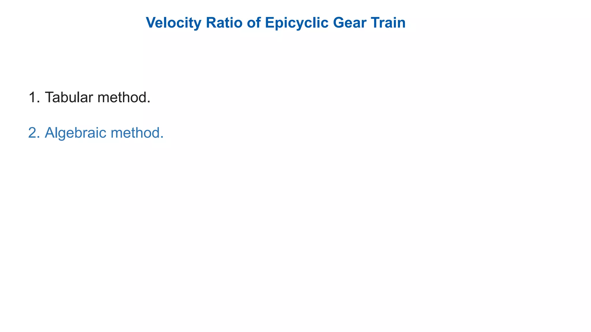 Module 4 gear trains | PPTX