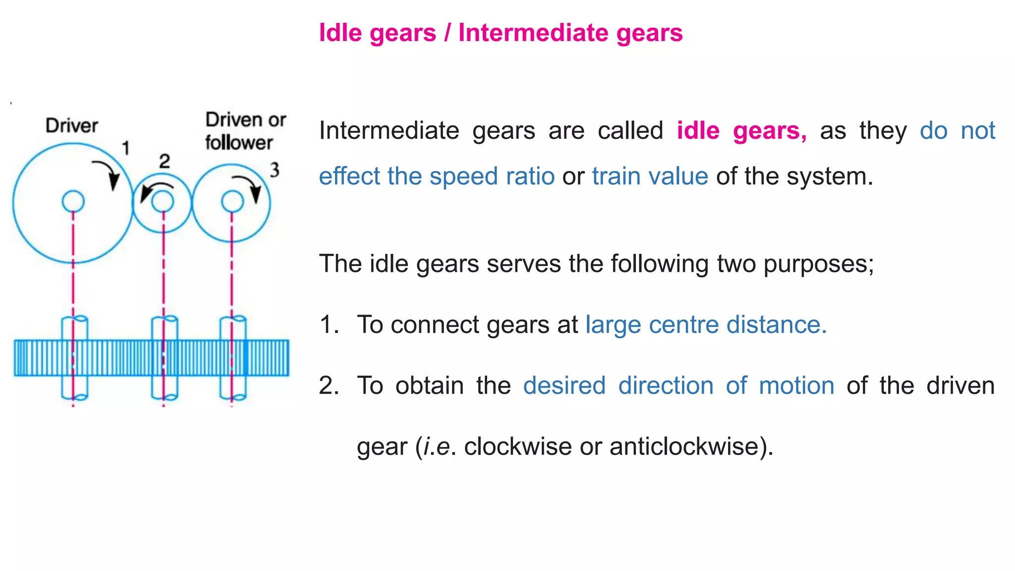 Module 4 gear trains | PPTX