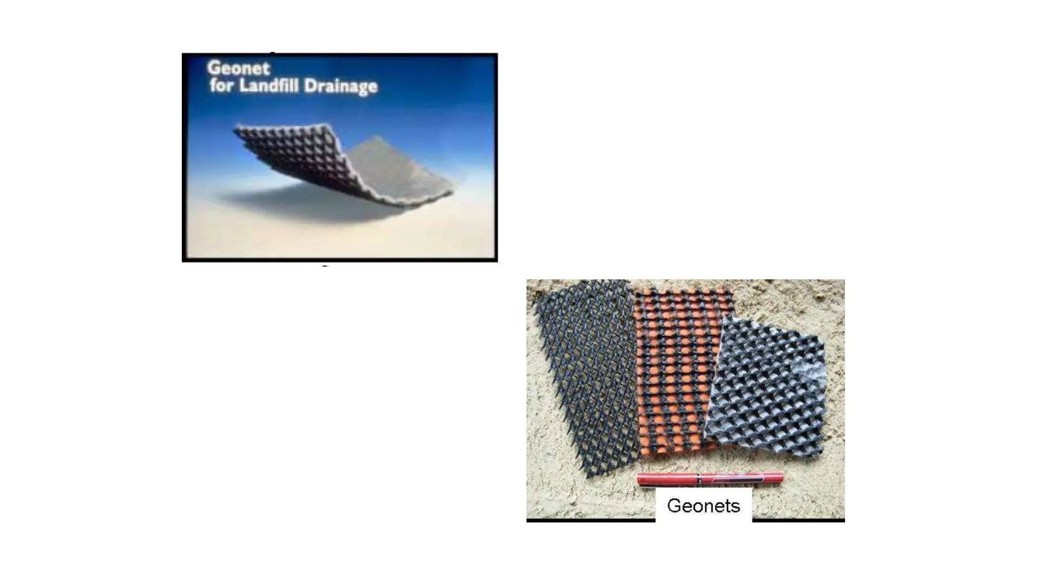 Geosynthetics - use, type-function- filtration, drainage, separation ...