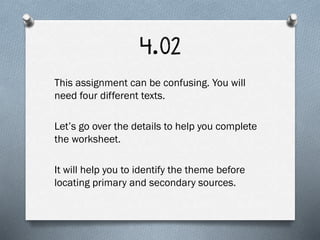Module 4 Help | PPTX