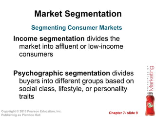 Module 4 identifying market segments and selecting targeting markets | PPT