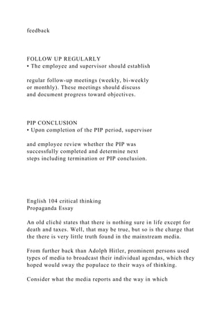 MODULE 4 – IN PRACTICE IMPLEMENTING A PIP Ian Wilson jo.docx