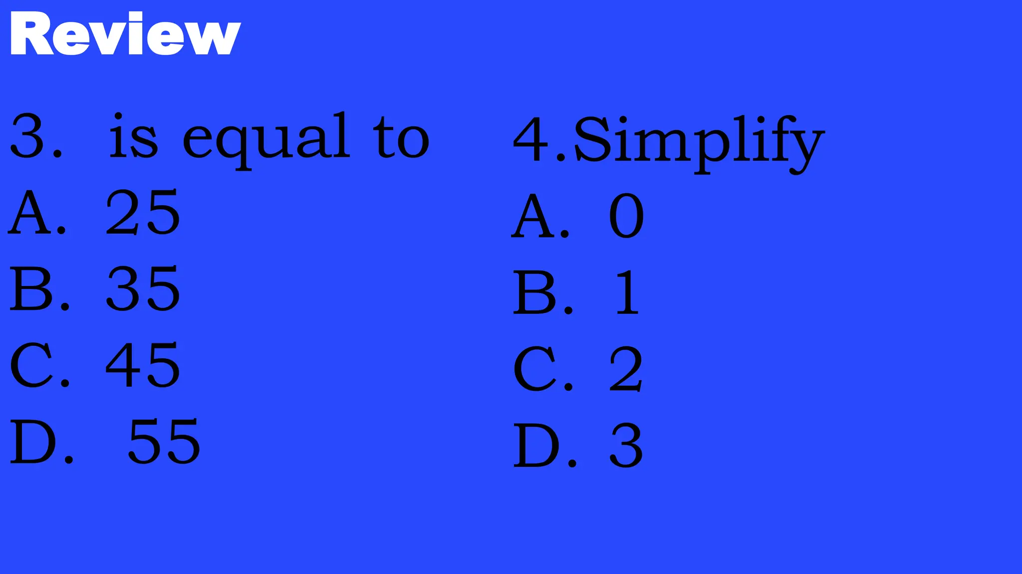 MODULE 4 ILLUSTRATION ON INTEGRAL EXPONENTS | PPTX