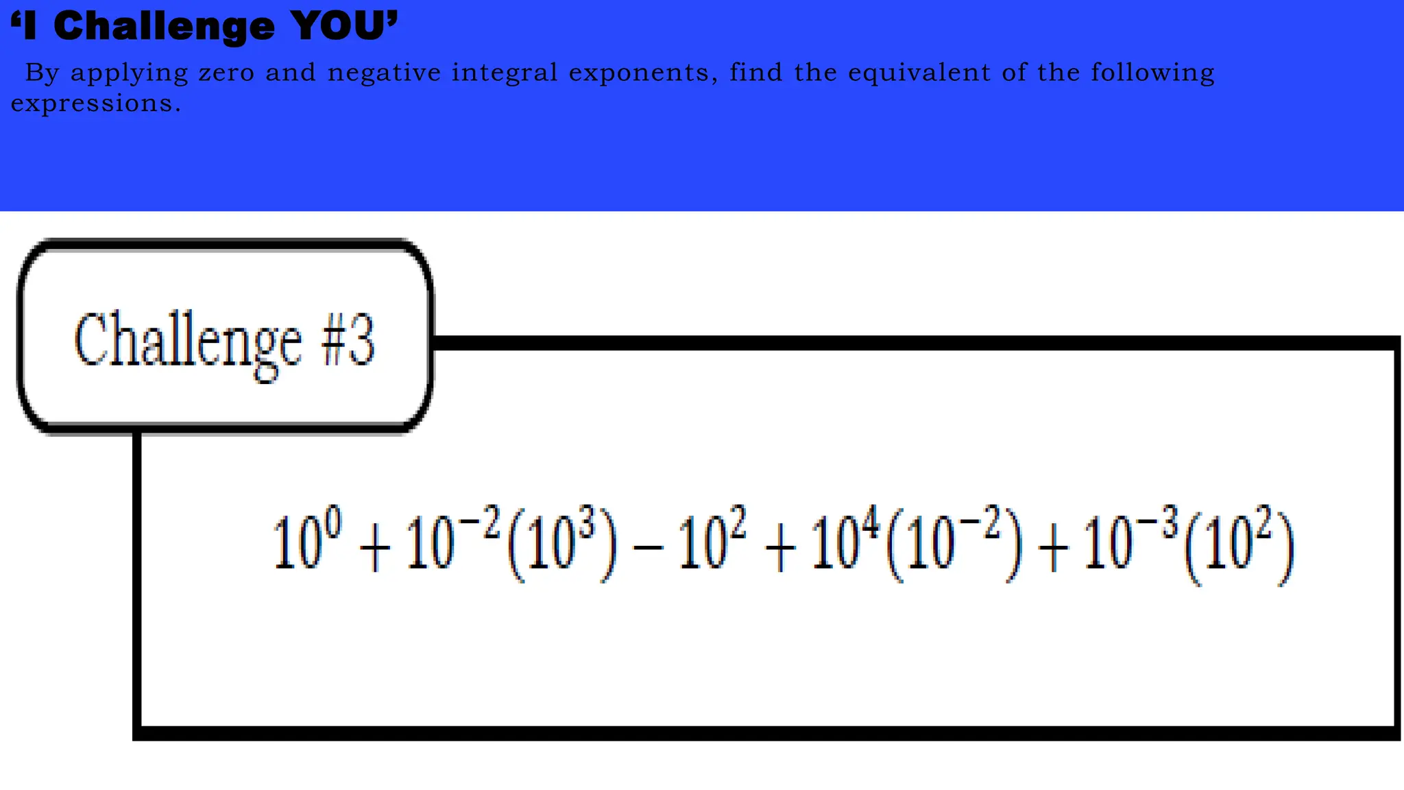 MODULE 4 ILLUSTRATION ON INTEGRAL EXPONENTS | PPTX