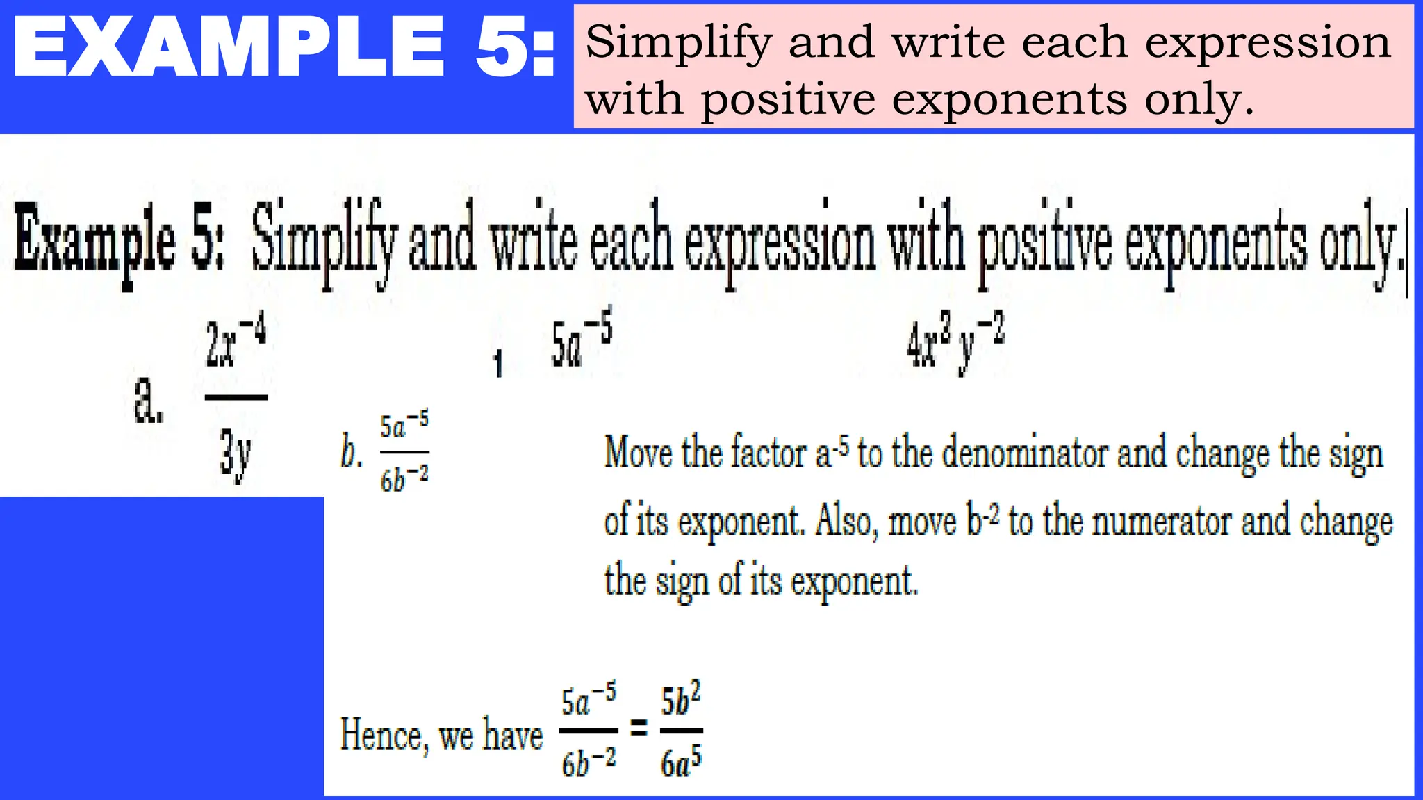 MODULE 4 ILLUSTRATION ON INTEGRAL EXPONENTS | PPTX