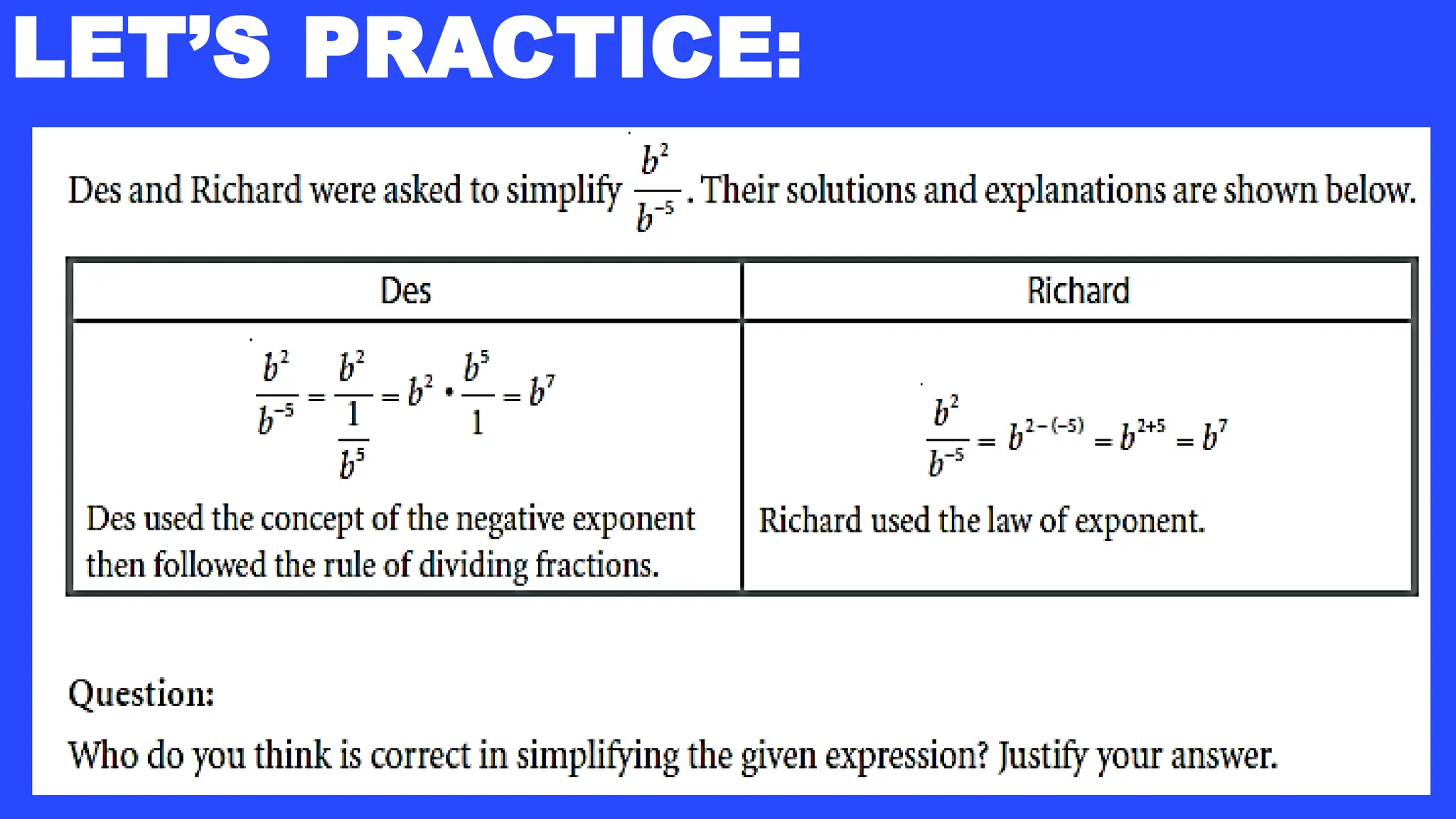 MODULE 4 ILLUSTRATION ON INTEGRAL EXPONENTS | PPTX