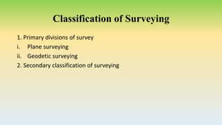 Module 4 Introduction to Surveying and Levelling.pptx