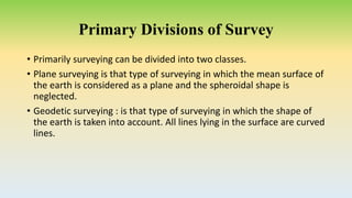 Module 4 Introduction to Surveying and Levelling.pptx