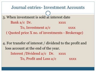 Module 4 investment accounts | PPTX
