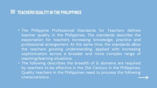 Module 4_VEX_PHILIPPINE PROFESSIONAL STANDARDS FOR TEACHERS | PPTX