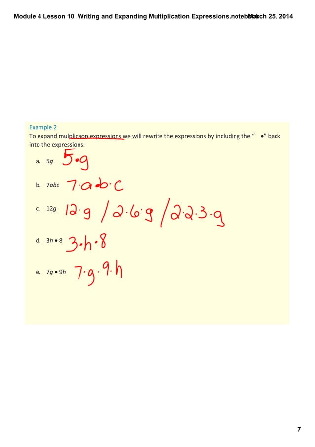 Module 4 lesson 10 | PDF