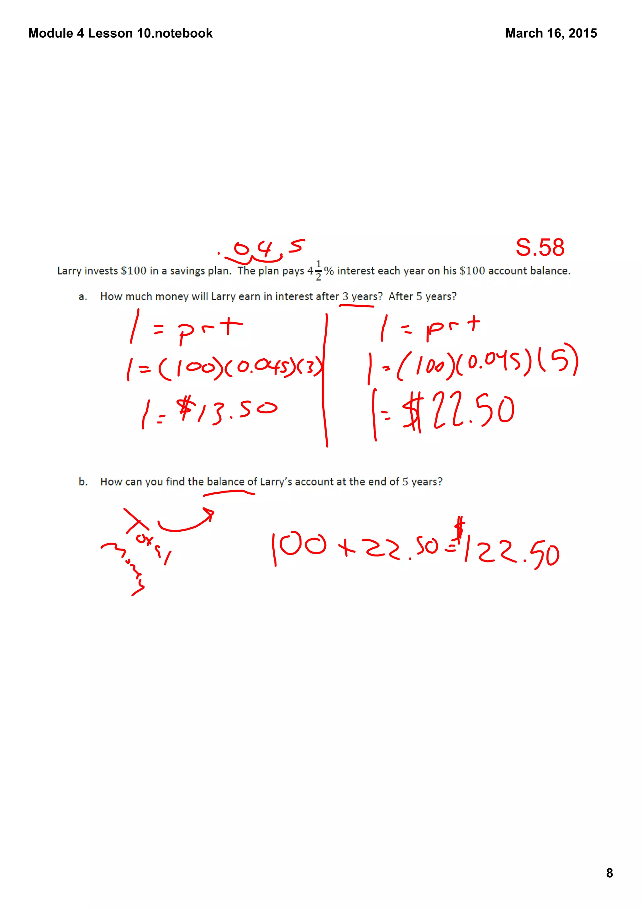 Module 4 lesson 10 | PDF