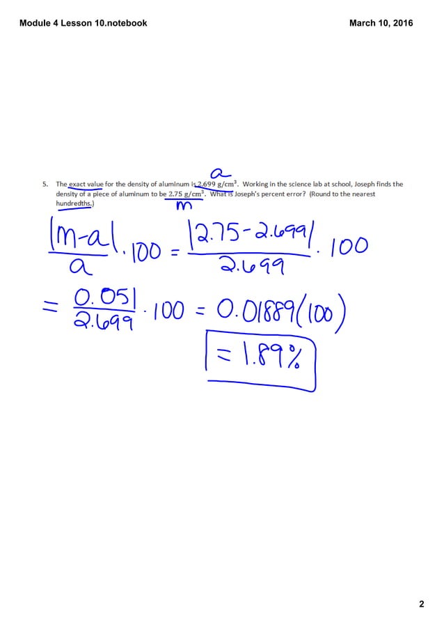 Module 4 lesson 10 | PDF