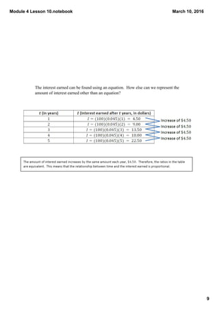 Module 4 lesson 10 | PDF