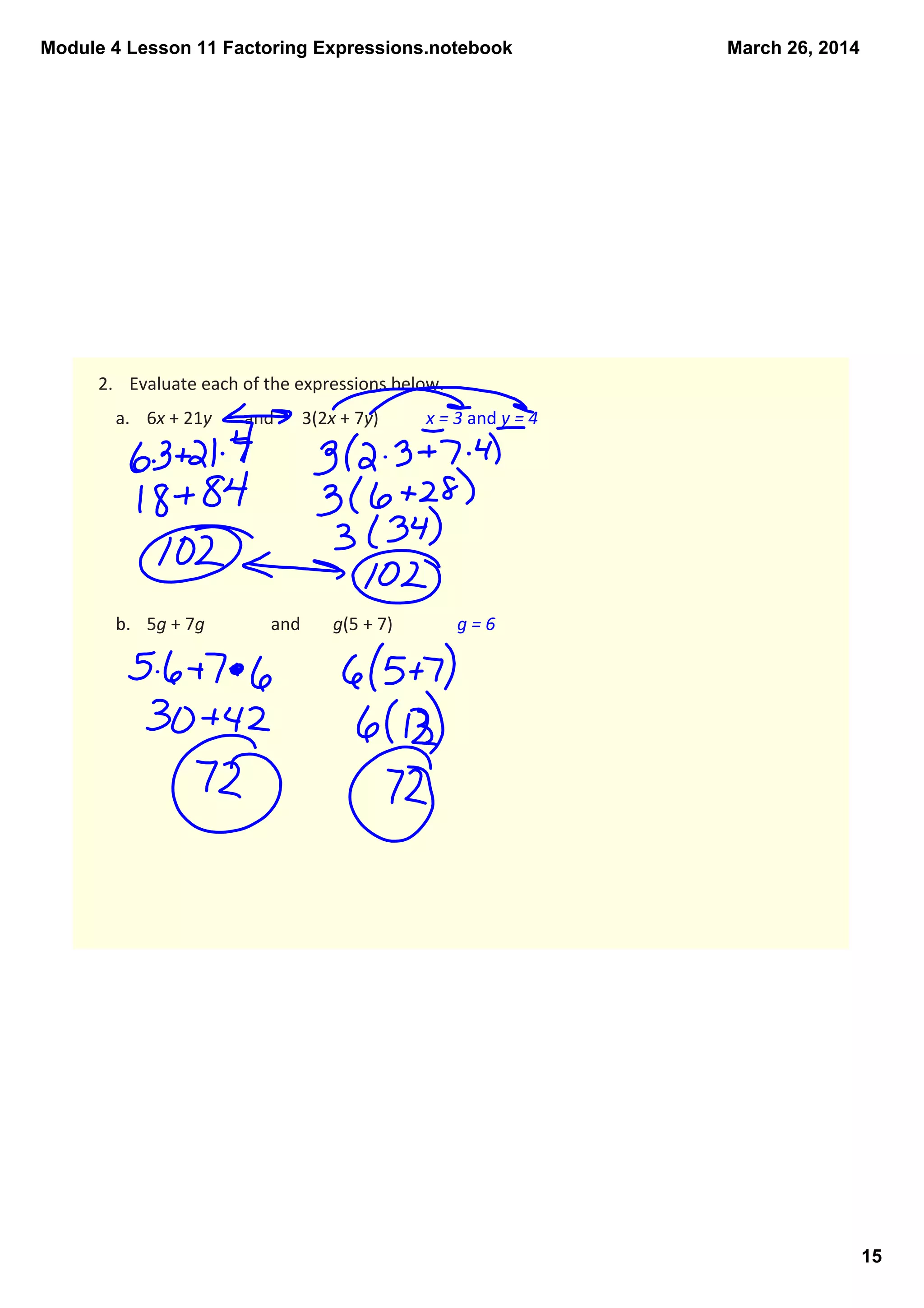 Module 4 lesson 11 | PDF