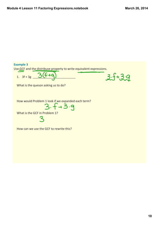 Module 4 lesson 11 | PDF