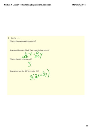 Module 4 lesson 11 | PDF
