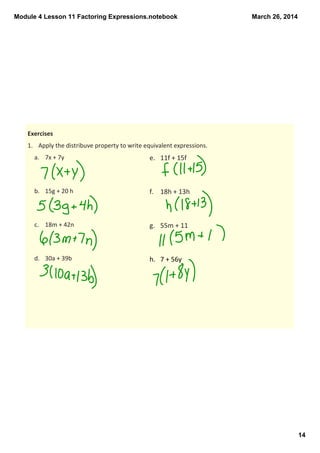 Module 4 lesson 11 | PDF
