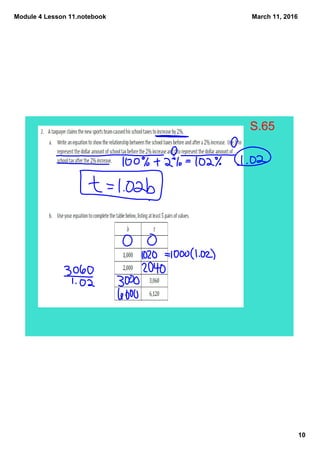 Module 4 lesson 11 | PDF
