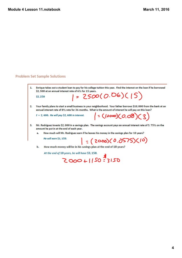 Module 4 lesson 11 | PDF | Personal Taxes | Personal Finance