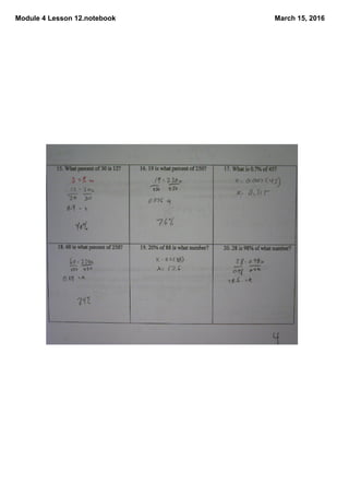 Module 4 lesson 12 | PDF