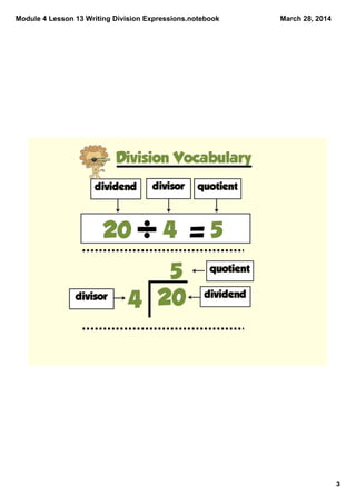Module 4 lesson 13 | PDF