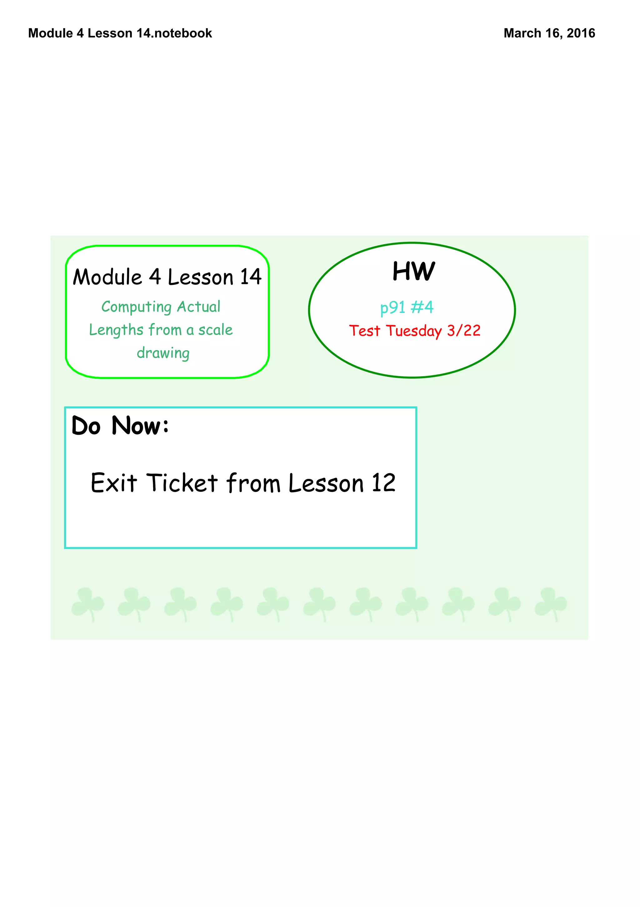 Module 4 lesson 14 | PDF | Education