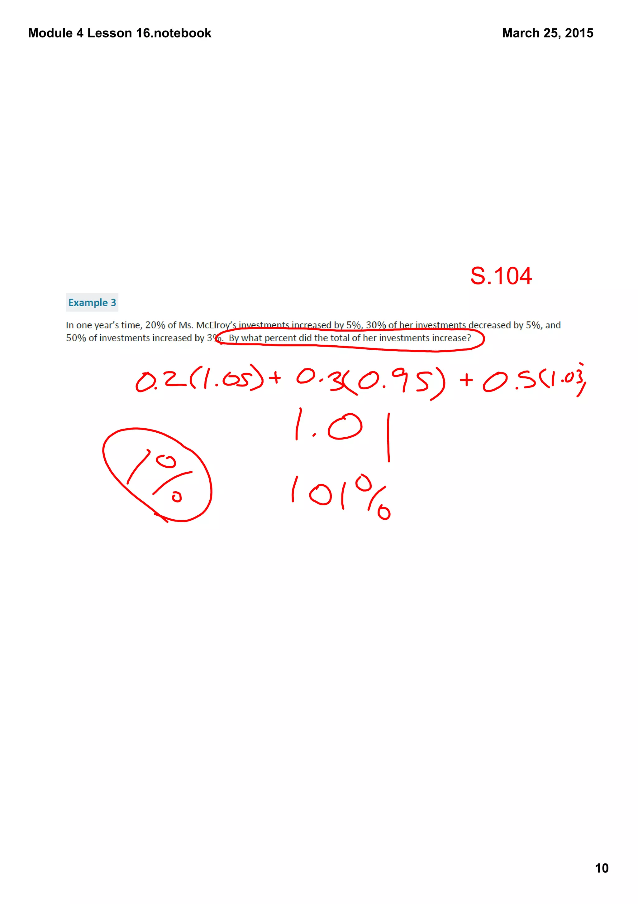 Module 4 lesson 16 | PDF