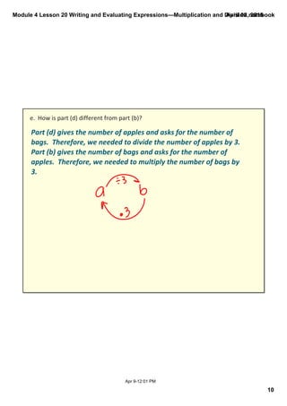 Module 4 lesson 20 | PDF