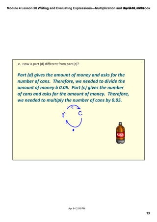 Module 4 lesson 20 | PDF