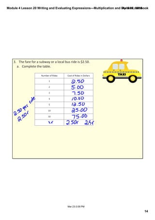 Module 4 lesson 20 | PDF