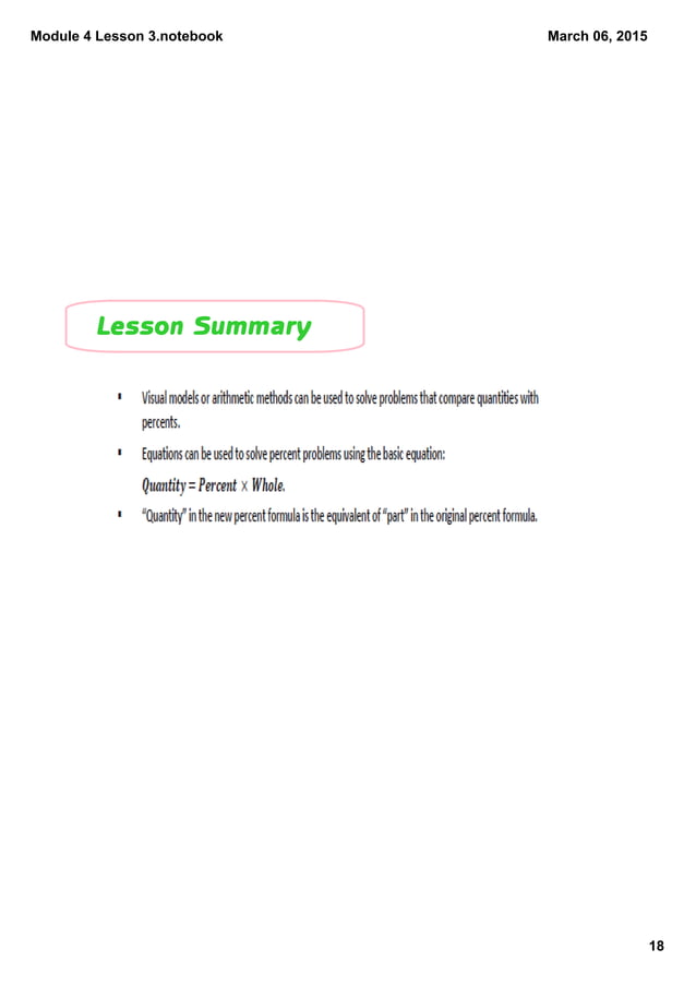 Module 4 lesson 3 | PDF