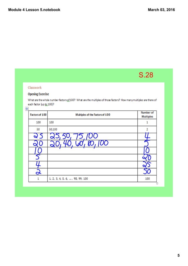 Module 4 lesson 5 | PDF
