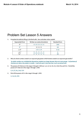 Module 4 lesson 6 | PDF