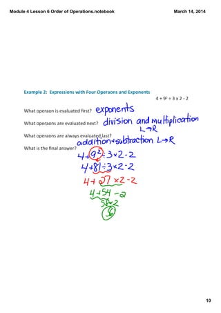 Module 4 lesson 6 | PDF