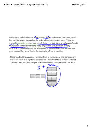 Module 4 lesson 6 | PDF