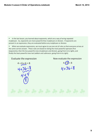 Module 4 lesson 6 | PDF