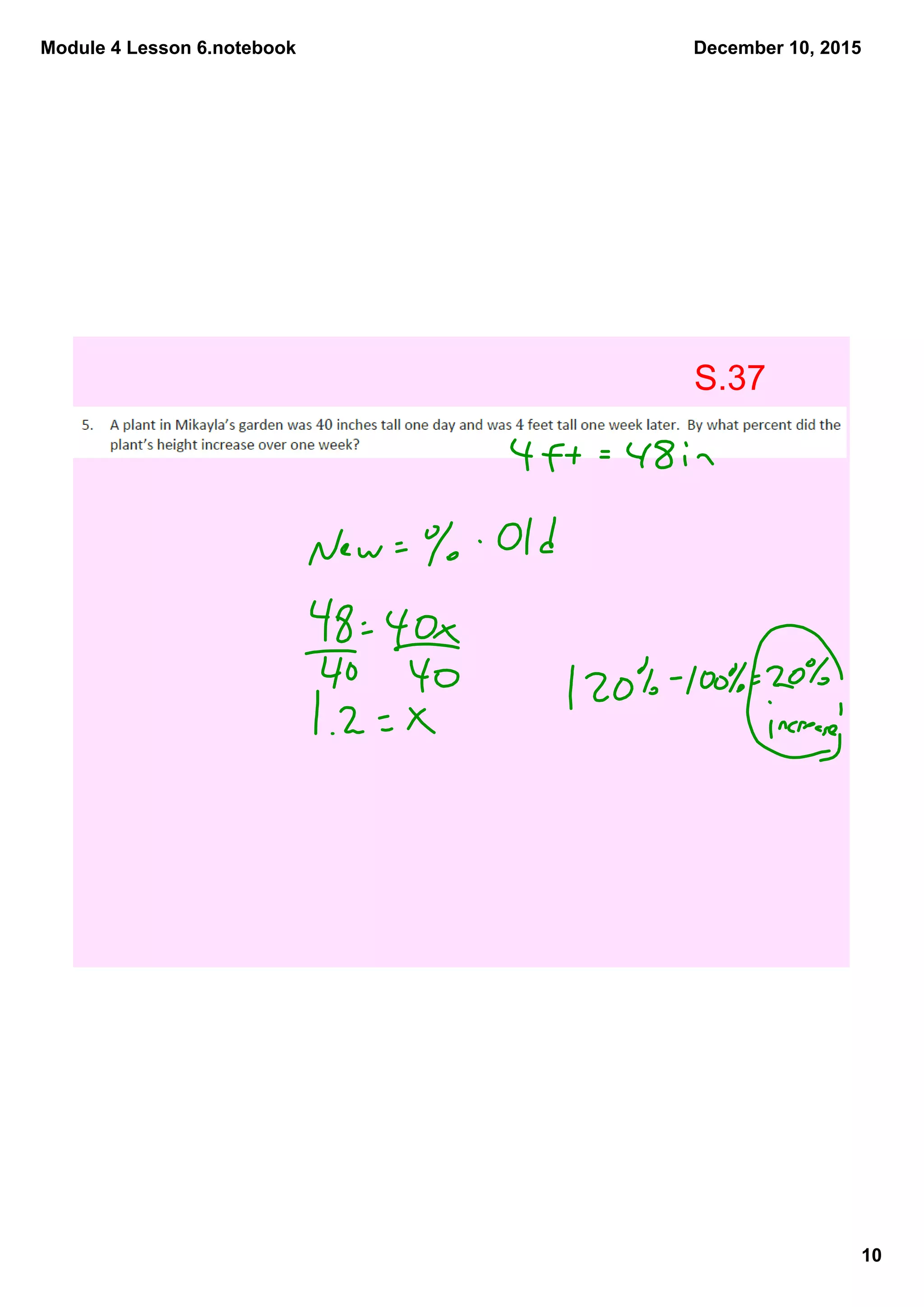 Module 4 lesson 6 | PDF