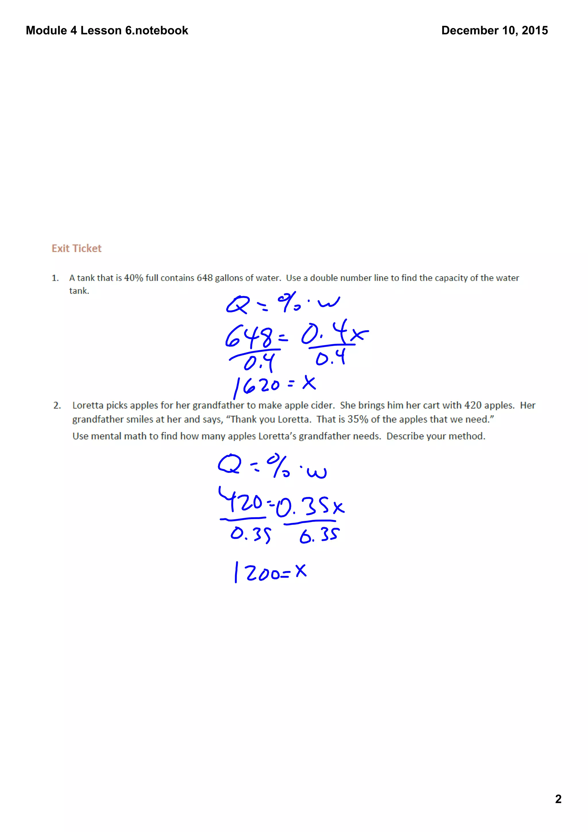 Module 4 lesson 6 | PDF