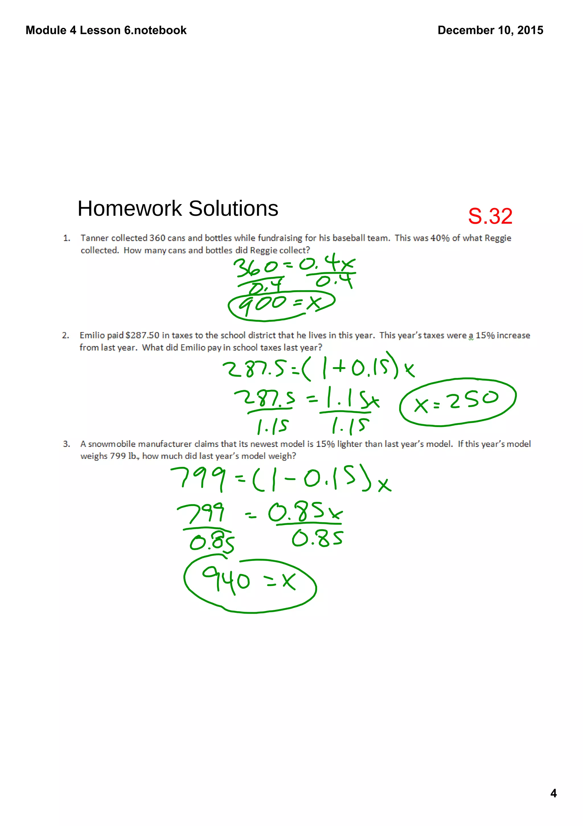 Module 4 lesson 6 | PDF
