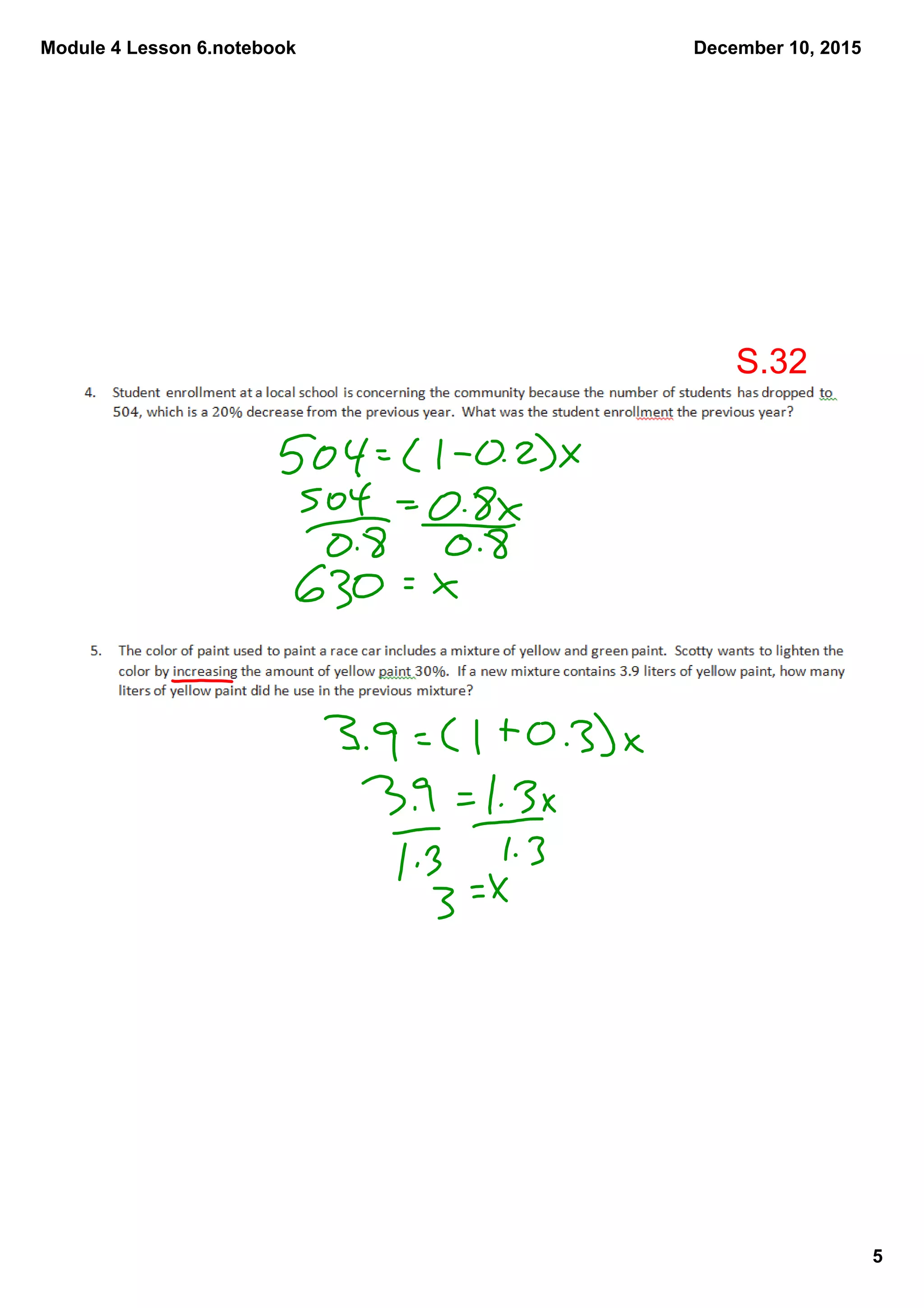 Module 4 lesson 6 | PDF
