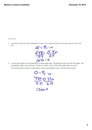 Module 4 lesson 6 | PDF